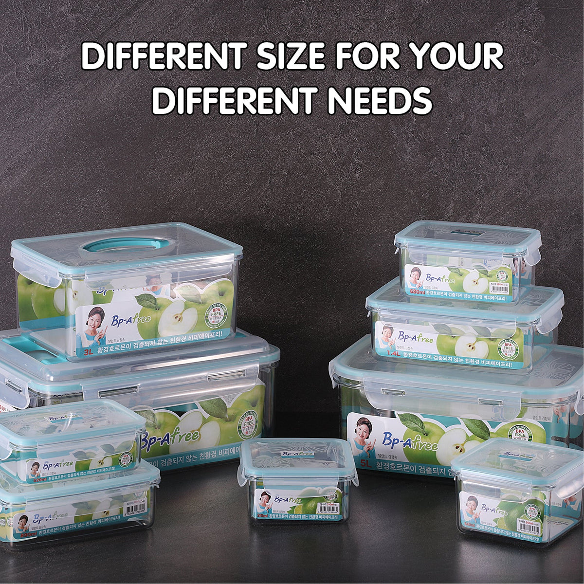 Easyfilm Tritan Food Storage Container Box SQUARE 2 – TSDirect.sg